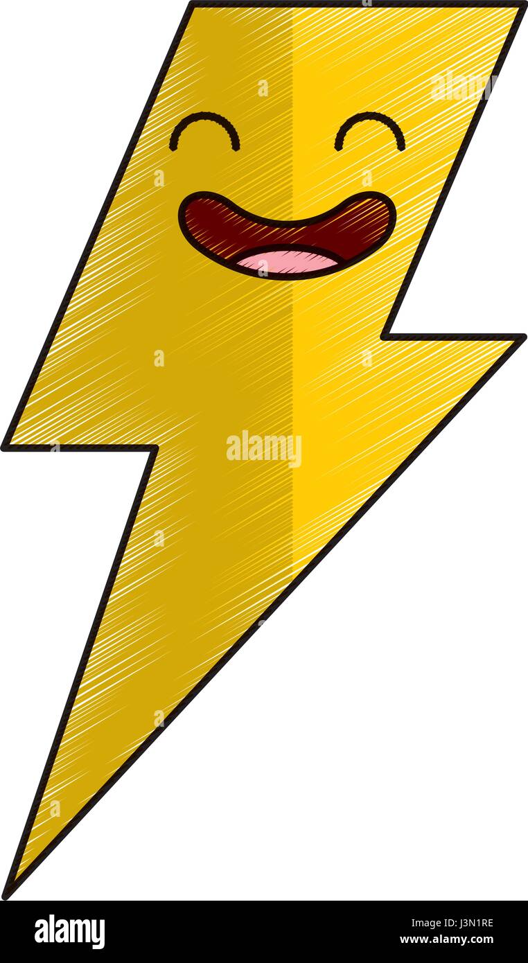 thunder ray kawaii character Stock Vector Image & Art - Alamy