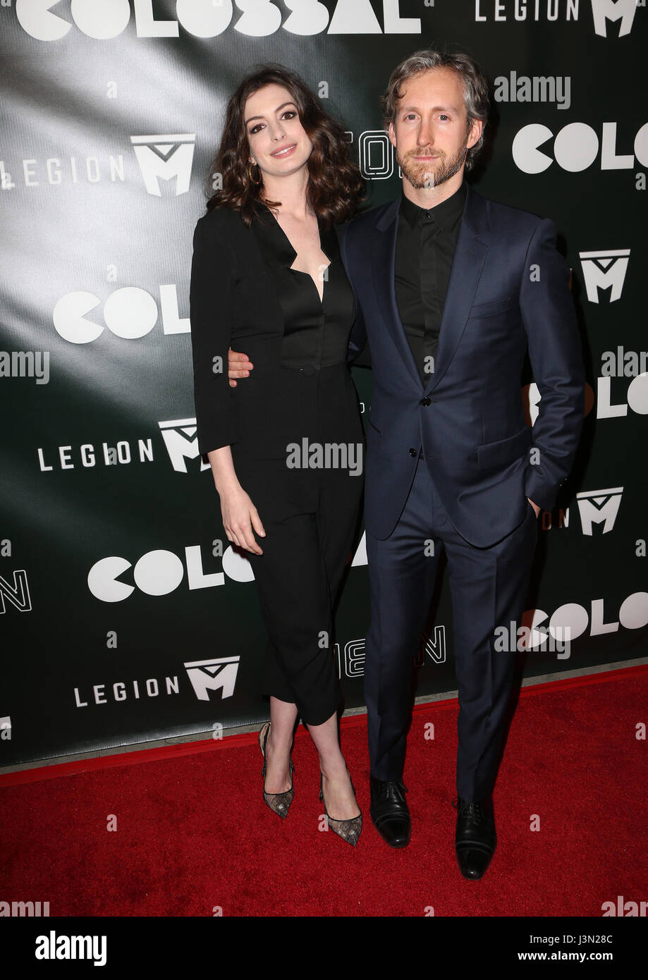 Premiere of Neon's 'Colossal' - Arrivals Featuring: Anne Hathaway, Adam ...