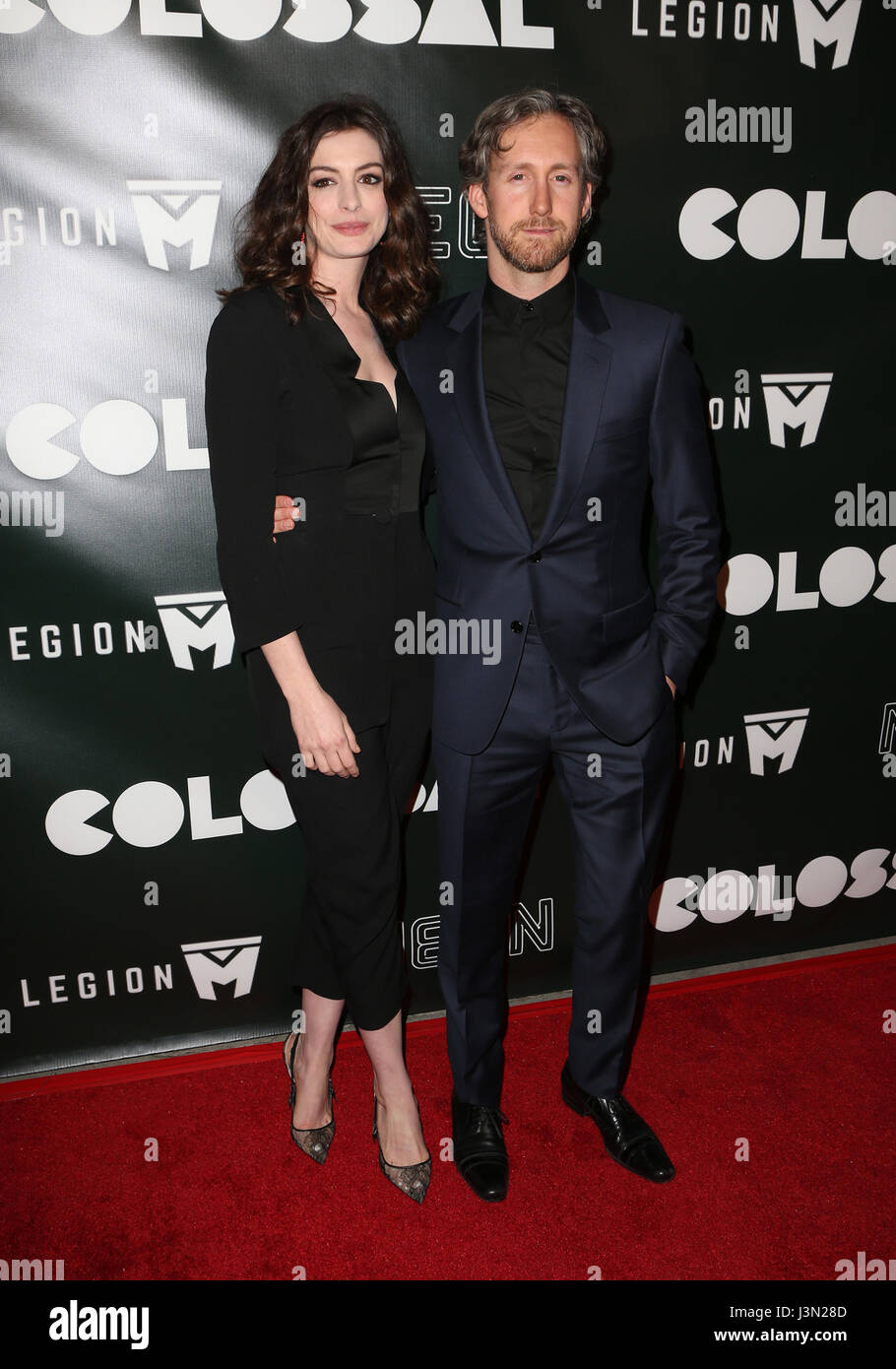 Premiere of Neon's 'Colossal' - Arrivals Featuring: Anne Hathaway, Adam ...