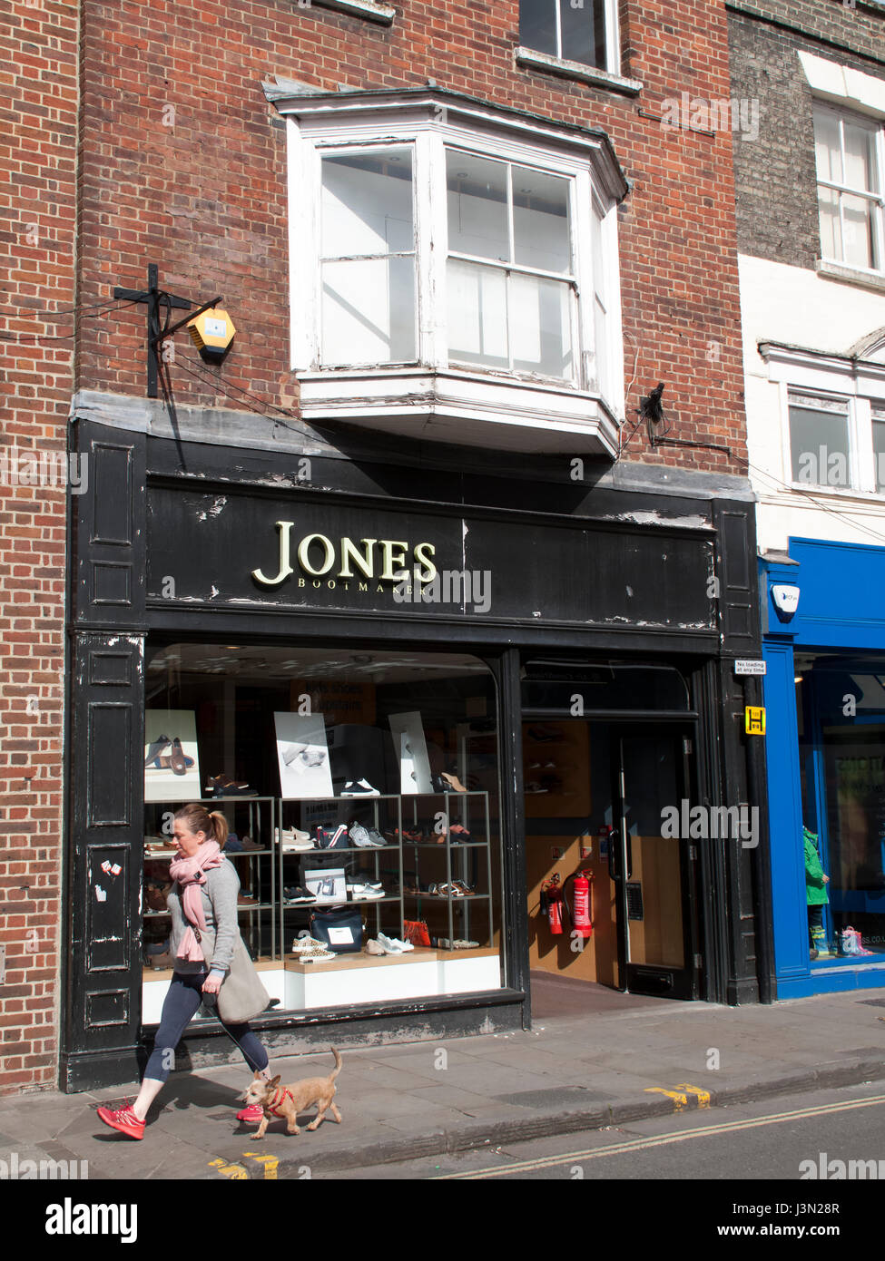 Jones Bootmaker shop, founded in 1857 by Alfred and Emma Jones Stock ...
