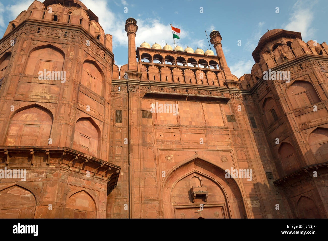 Red Fort Delhi is a red sandstone fort city built by emperor Akbar. A ...