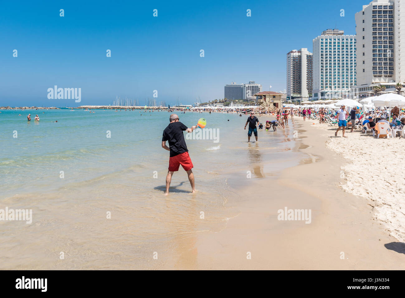 Israels national beach sport hi-res stock photography and images - Alamy