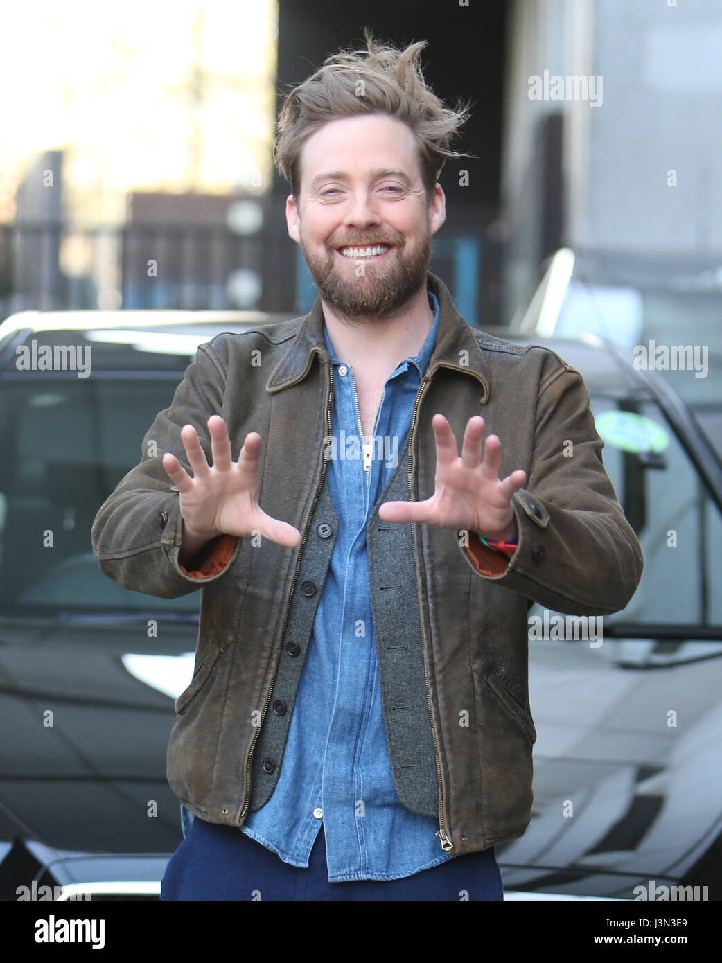 Ricky Wilson outside ITV Studios Featuring: Ricky Wilson Where: London ...