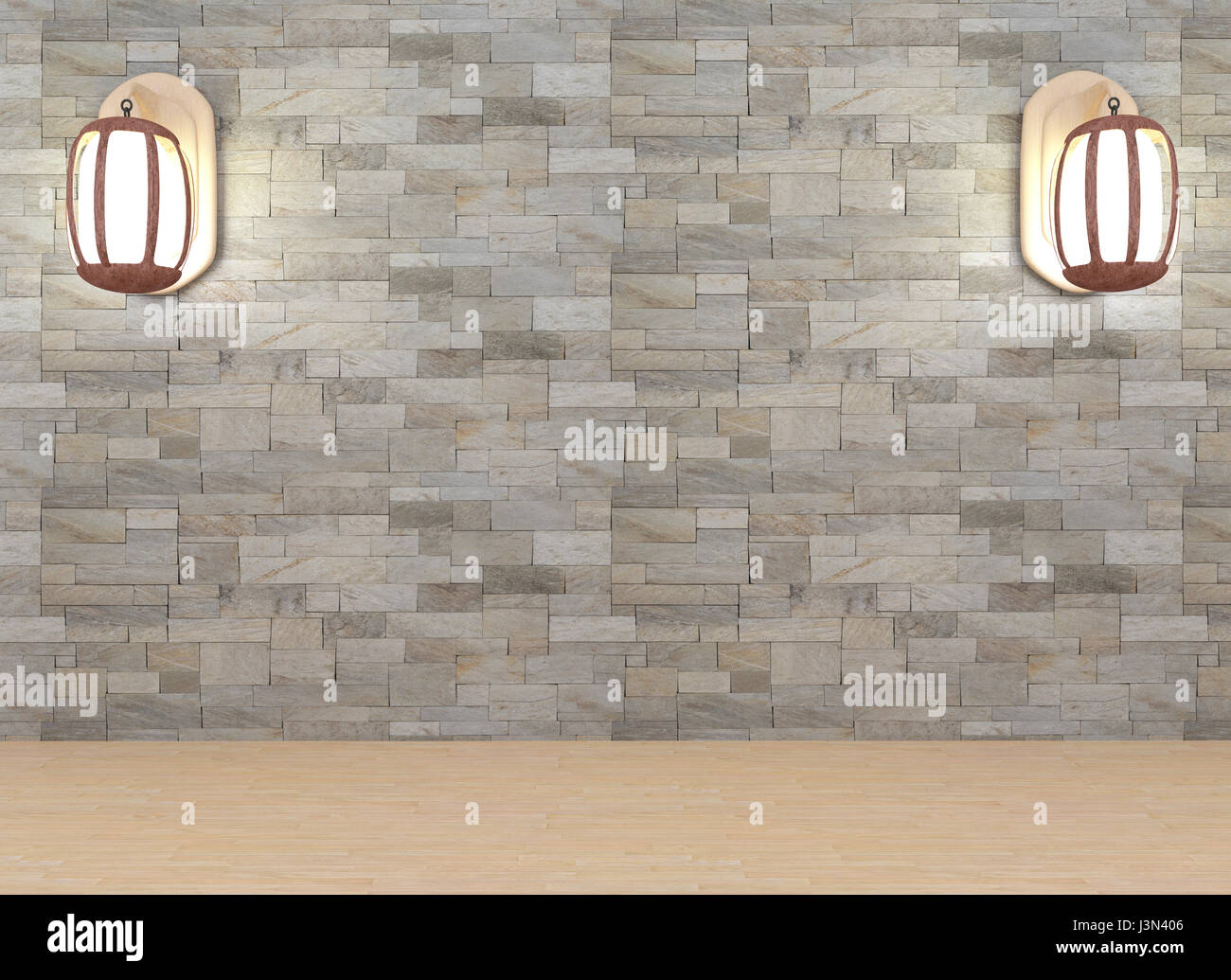 lantern in the room design interior in 3D render image Stock Photo - Alamy