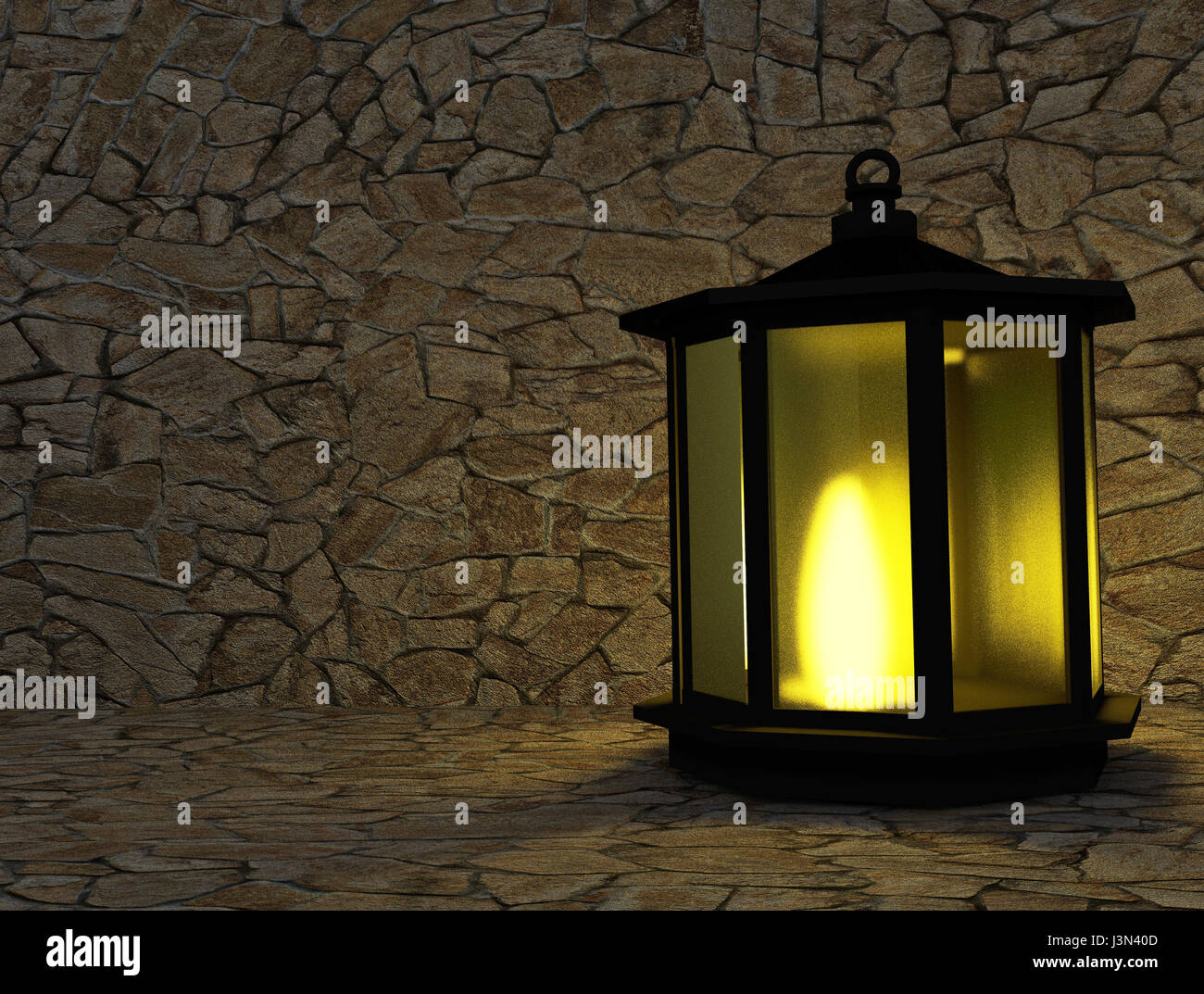 3d image of lantern hi-res stock photography and images - Alamy