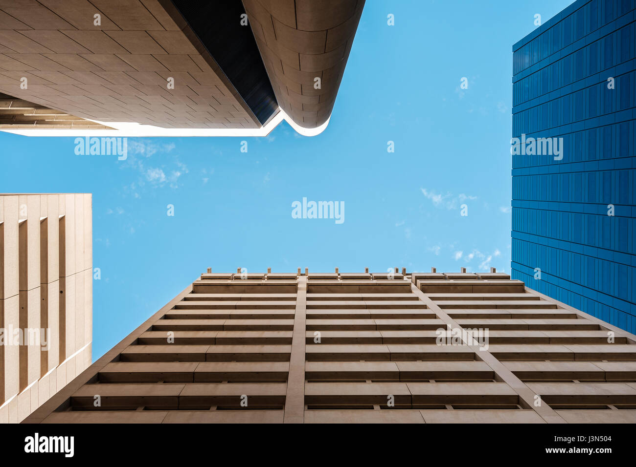 Adelaide city office buildings in CBD on a day Stock Photo - Alamy