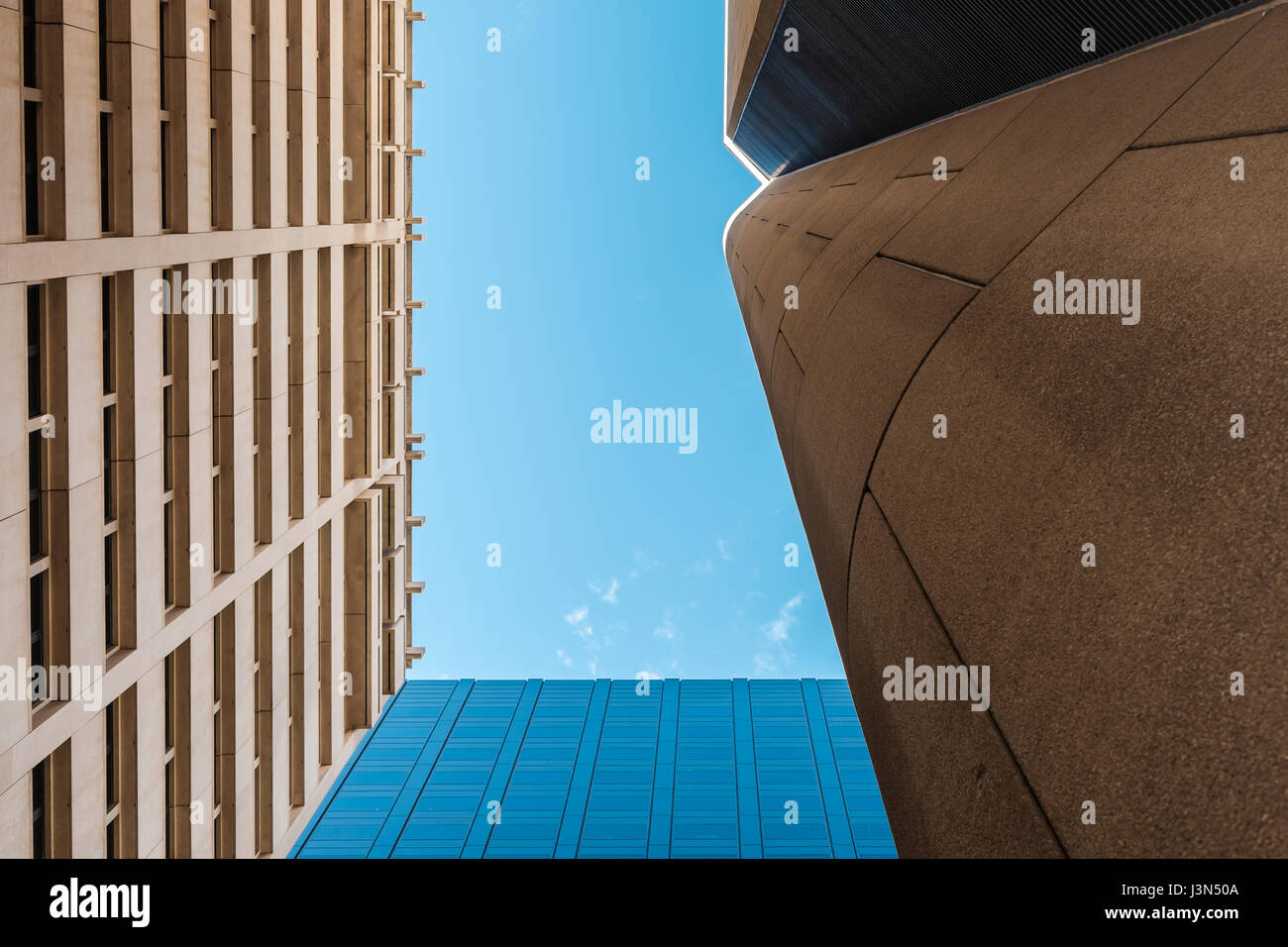 Adelaide city office buildings in CBD on a day Stock Photo - Alamy