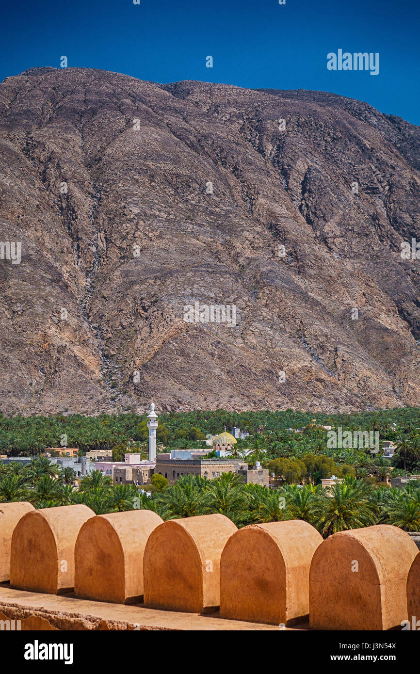 View of Wilayat Nakhal in Al Batinah Region - Sultanate of Oman Stock ...