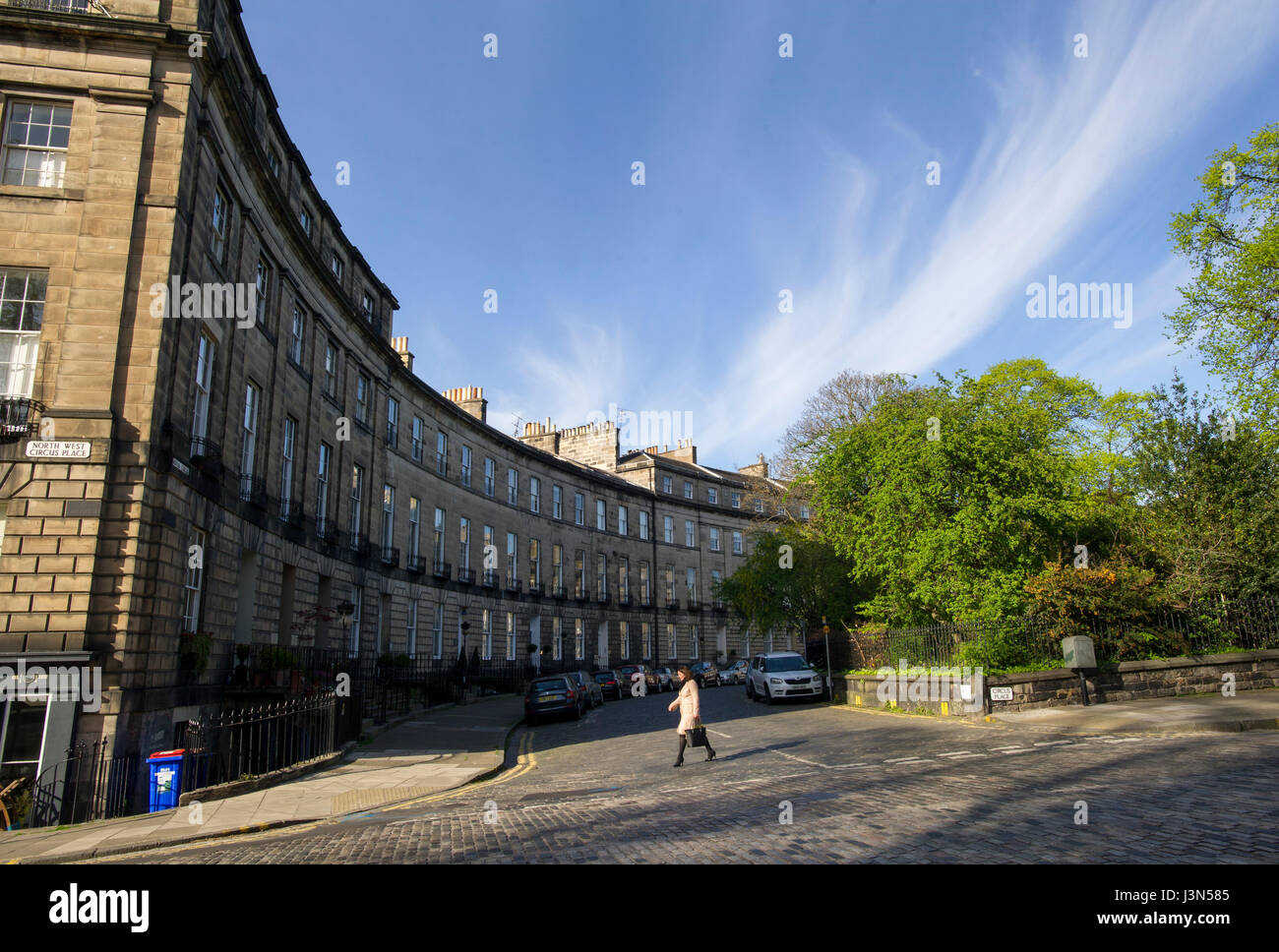 Royal Circus in Edinburgh's New Town. Designed by architect William ...