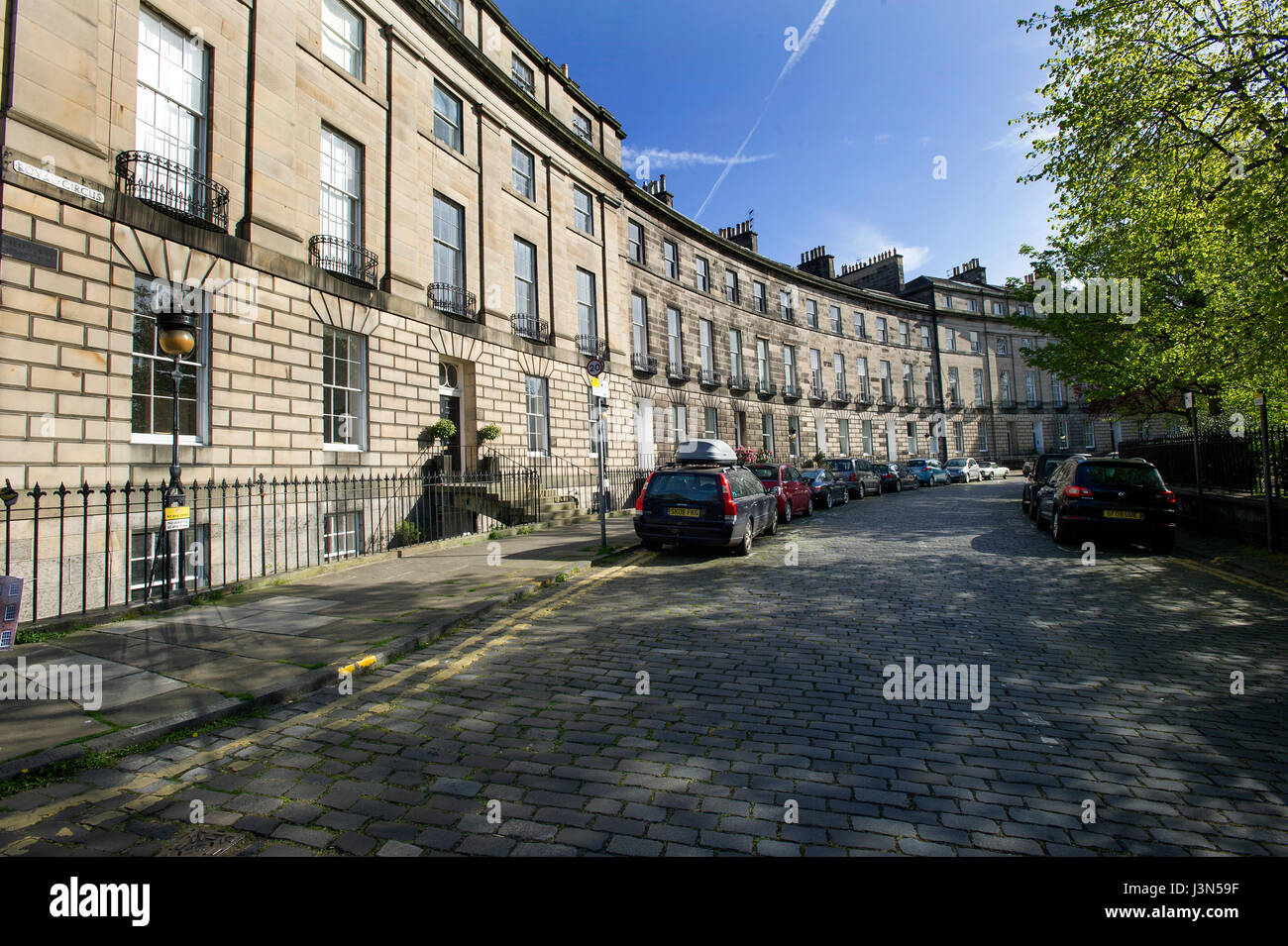 Royal Circus in Edinburgh's New Town. Designed by architect William ...