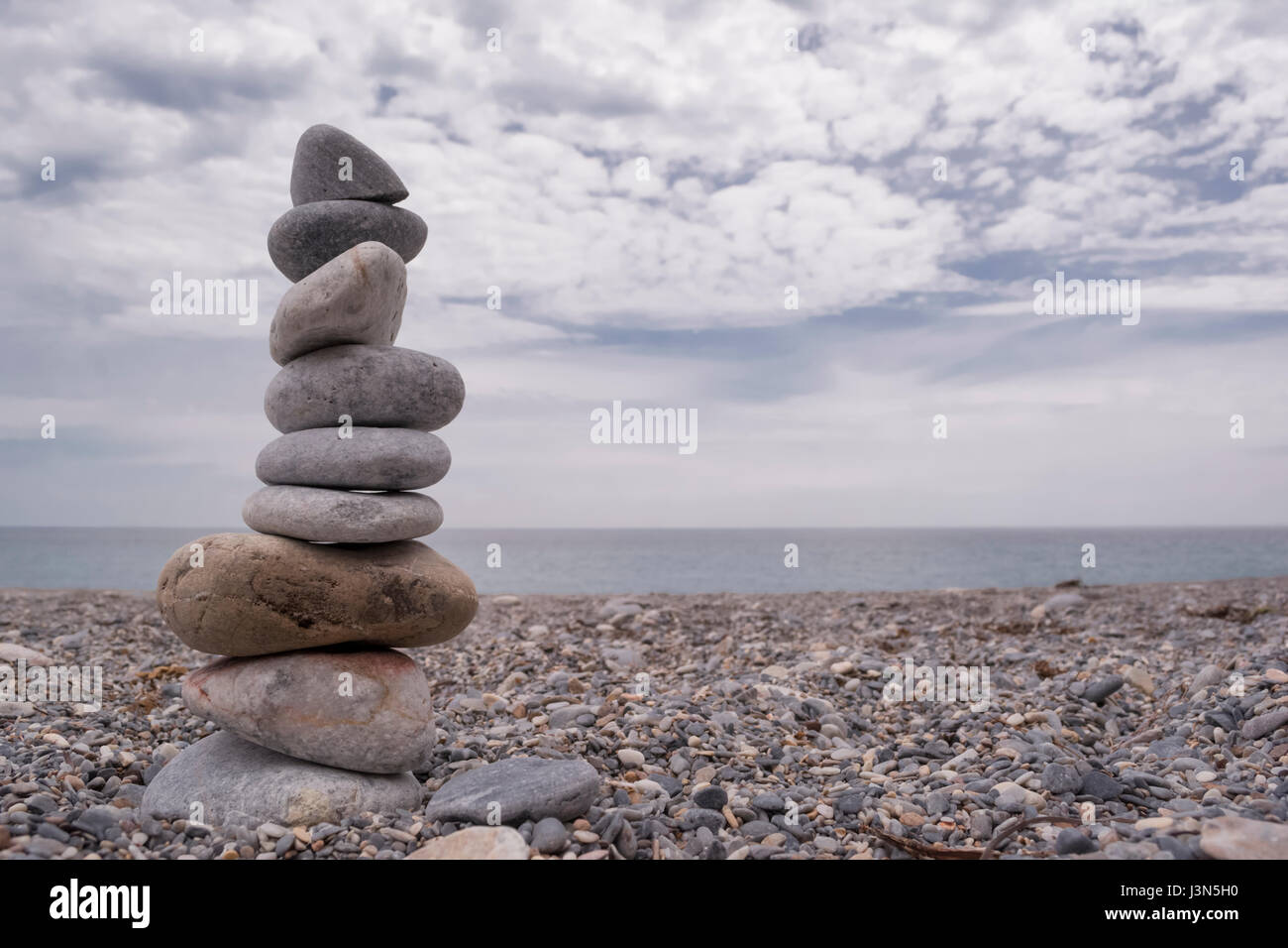 Rock cairn beach hi-res stock photography and images - Alamy