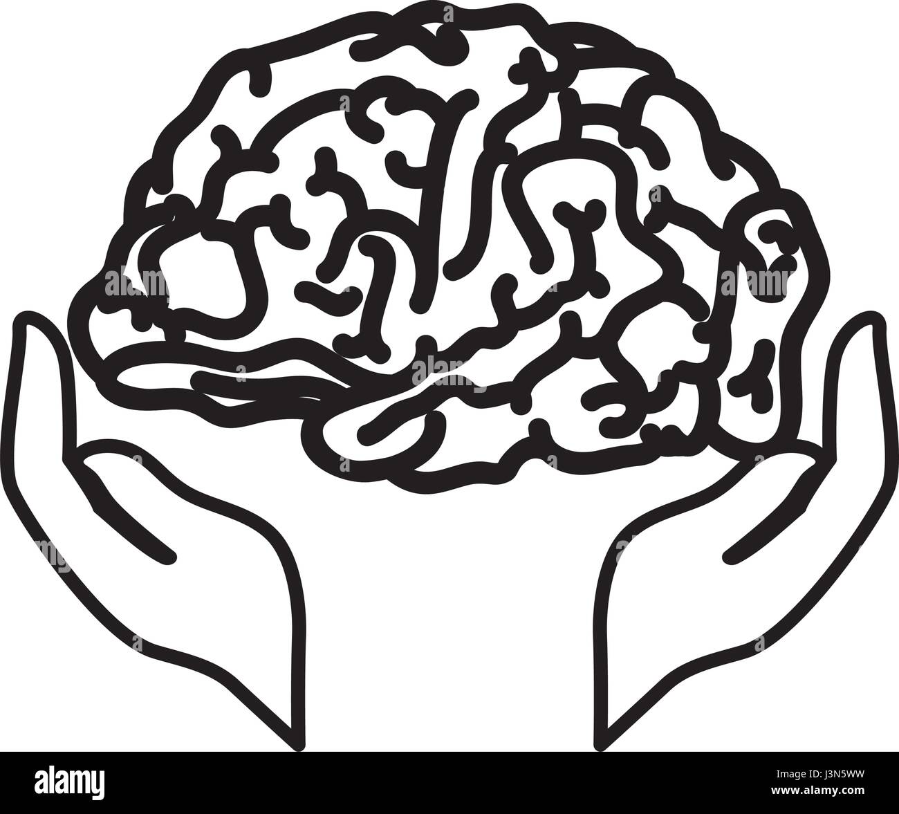 Human brain symbol Stock Vector Image & Art - Alamy