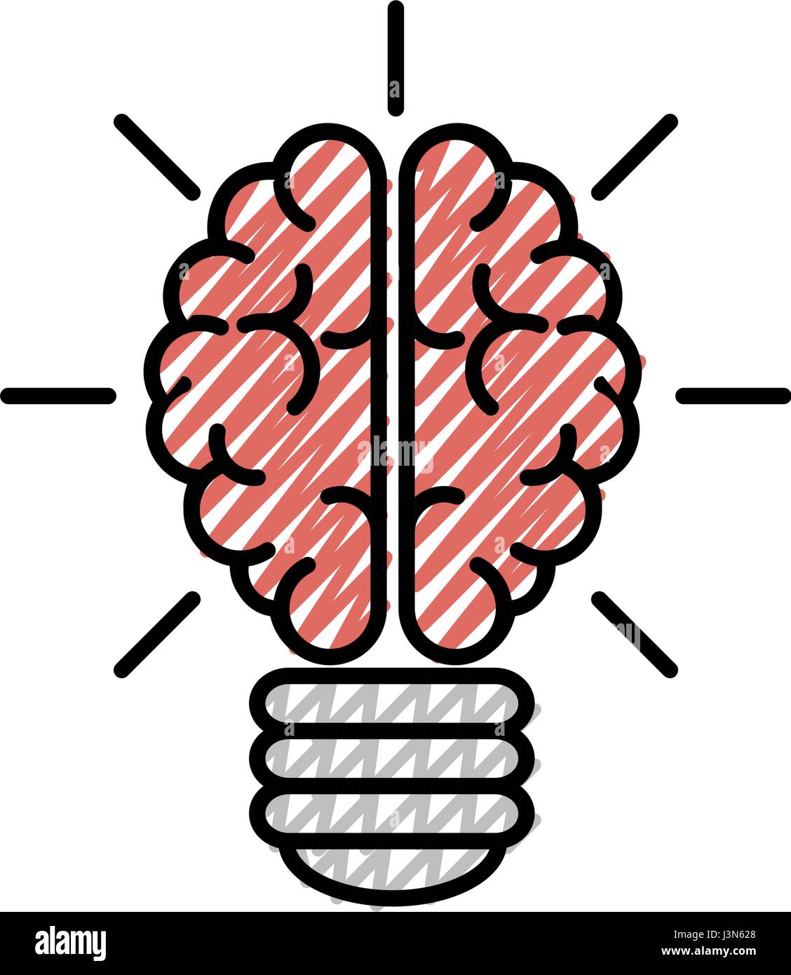 human brain design Stock Vector Image & Art - Alamy