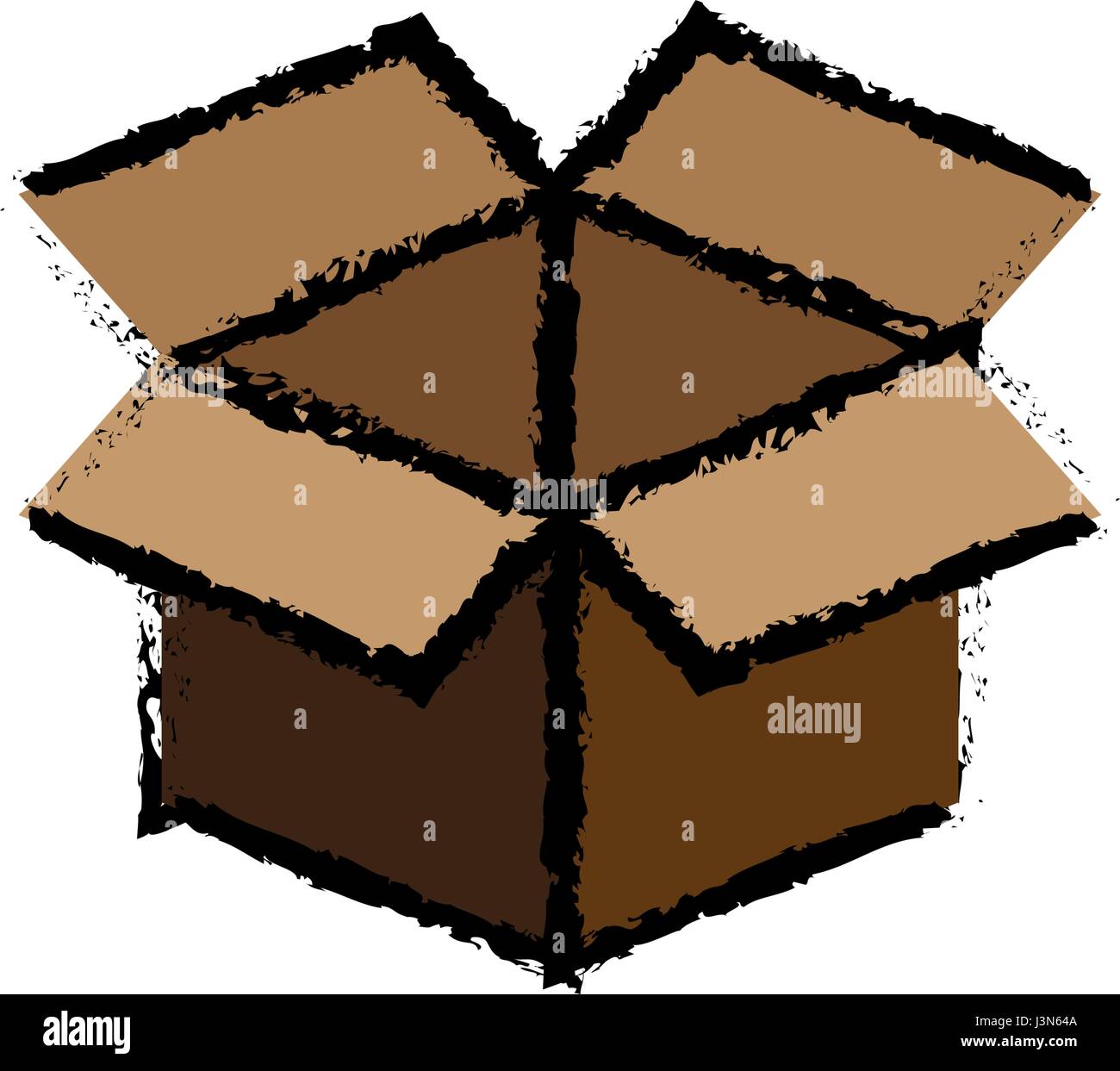 carton box icon Stock Vector Image & Art - Alamy