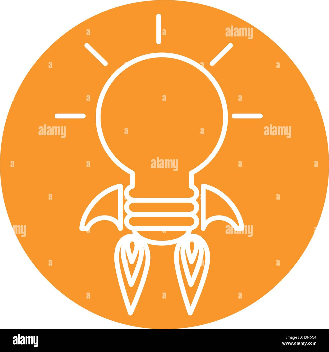 bulb light icon Stock Vector Image & Art - Alamy