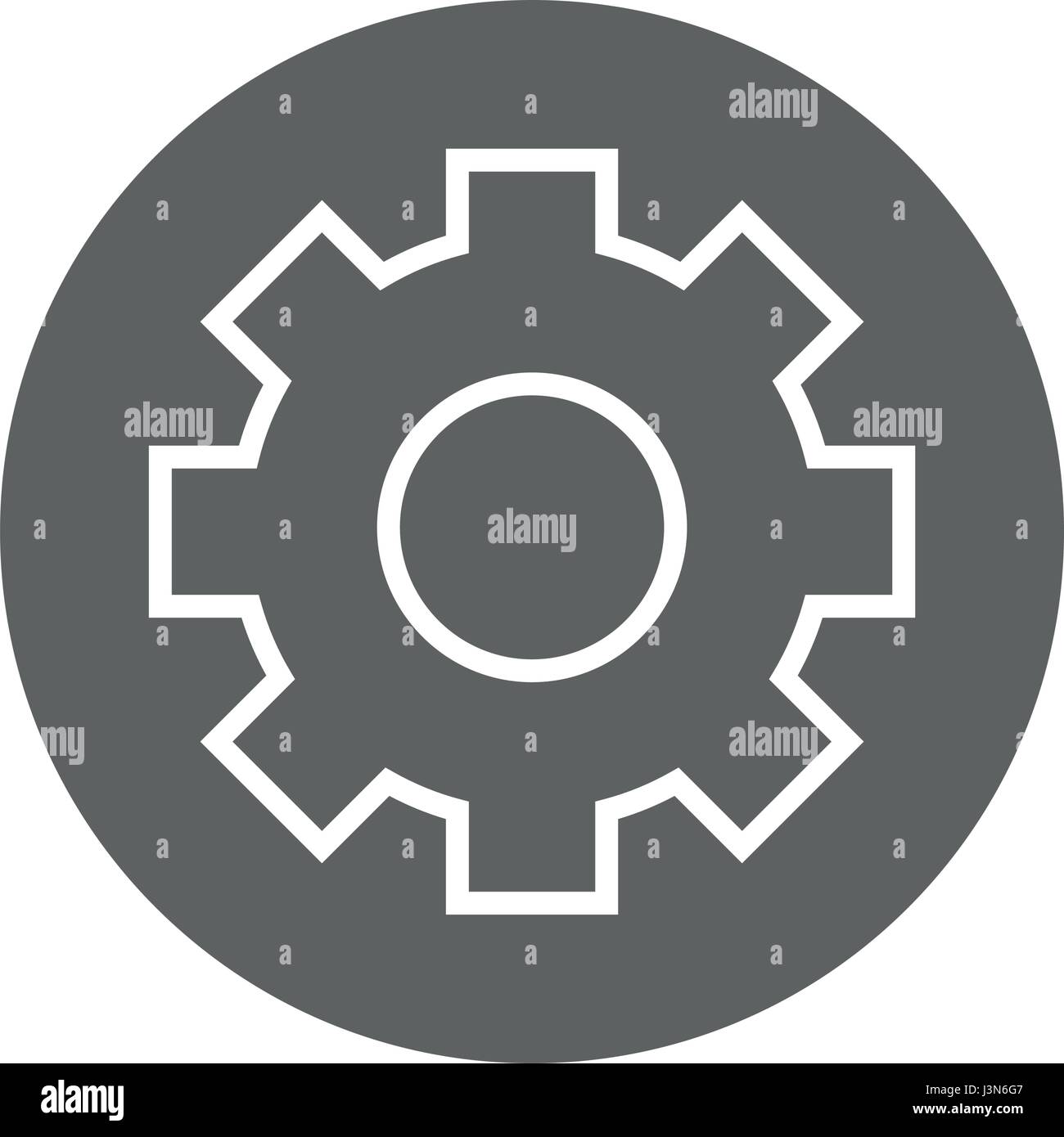 gear wheel icon Stock Vector Image & Art - Alamy
