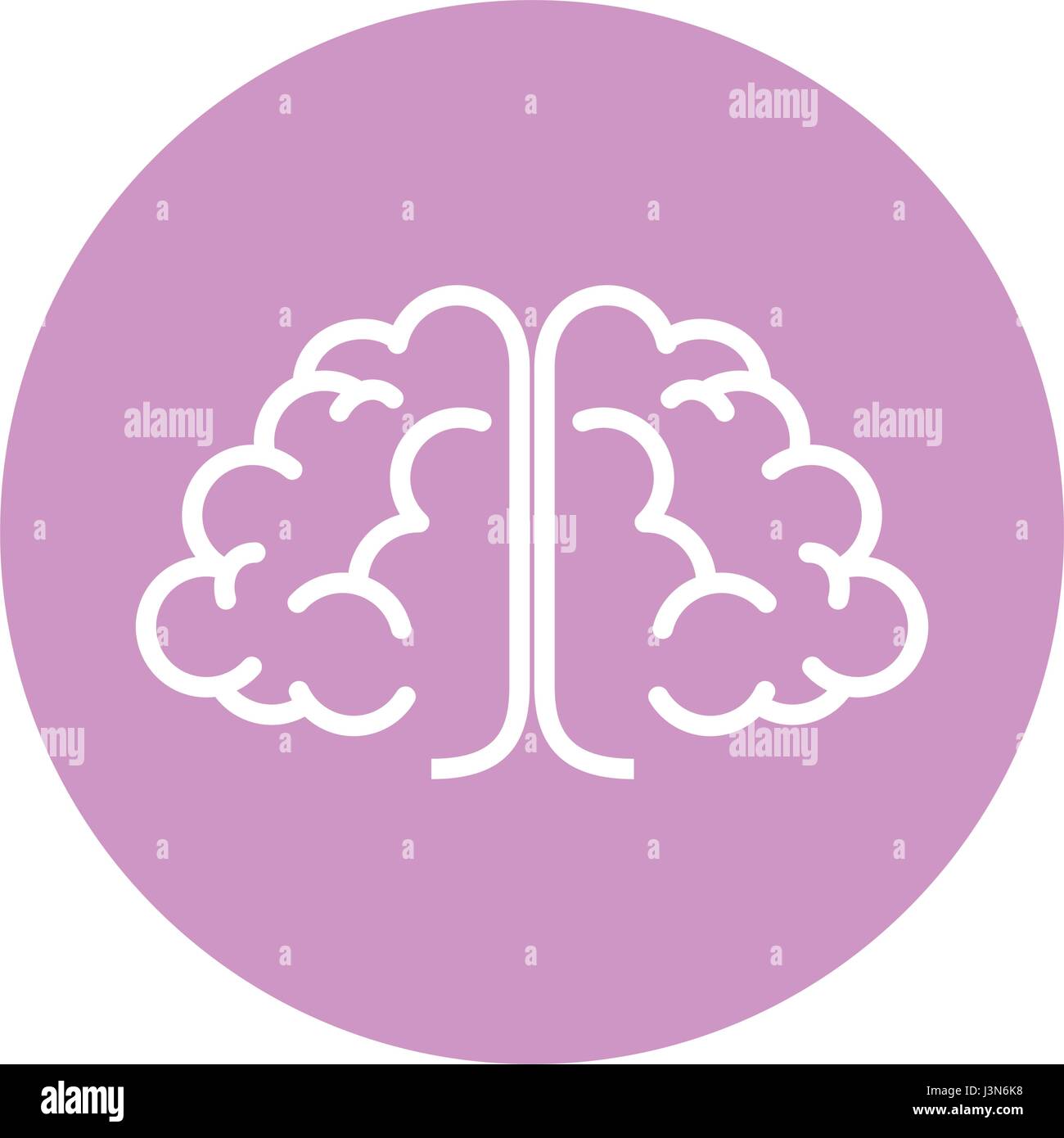 brain organ icon Stock Vector Image & Art - Alamy