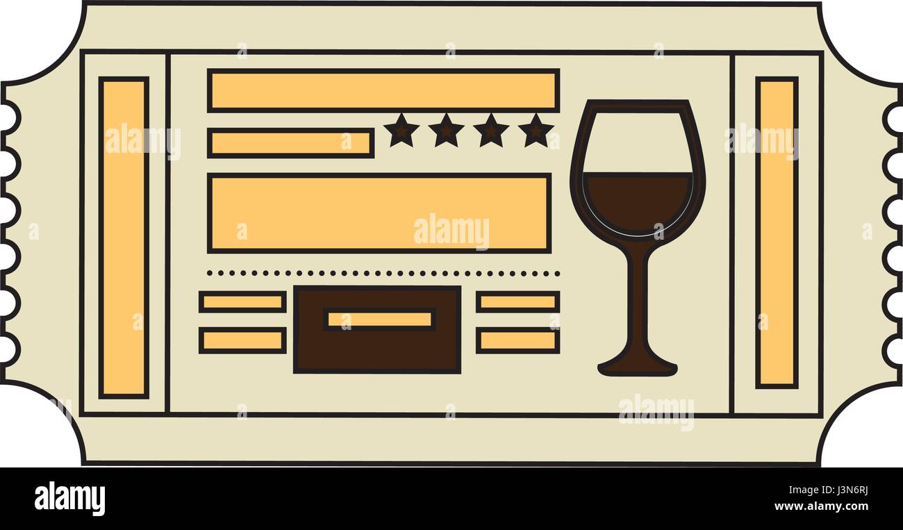 restaurant ticket icon Stock Vector Image & Art - Alamy