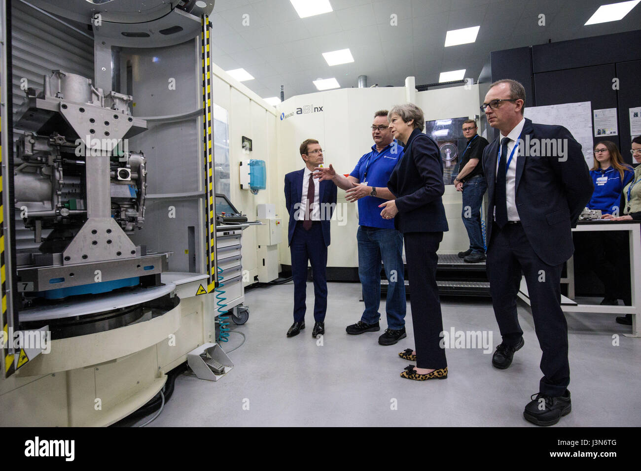 General Manager at UTC Aerospace Systems Robert Hupfer (right), Prime ...