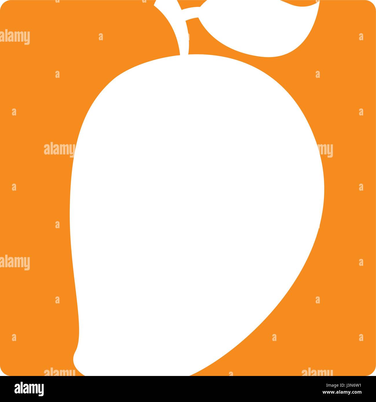 mango fresh fruit icon Stock Vector Image & Art - Alamy