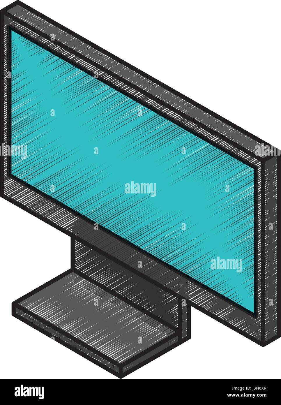 monitor computer isometric icon Stock Vector Image & Art - Alamy