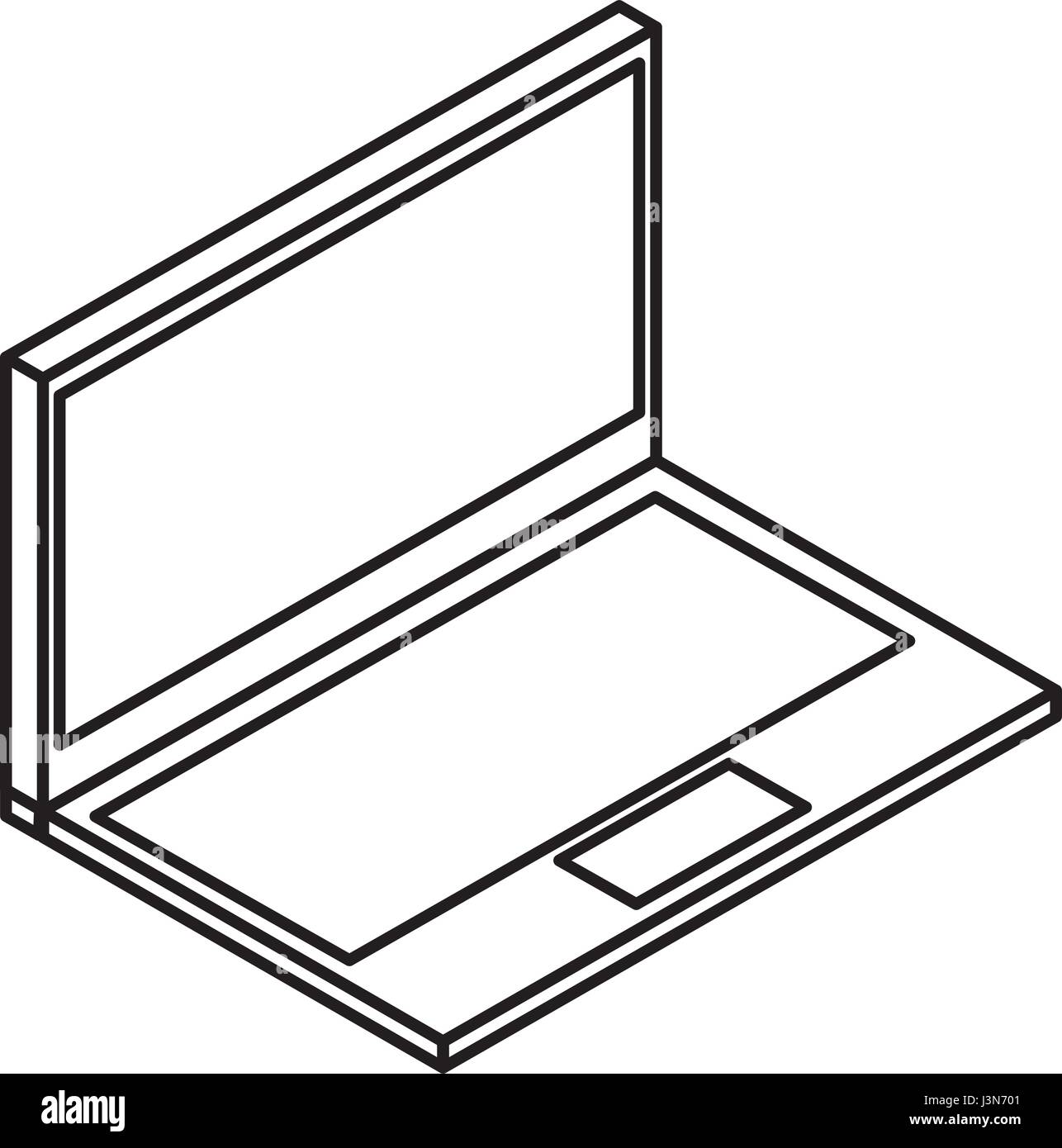laptop computer isometric icon Stock Vector Image & Art - Alamy