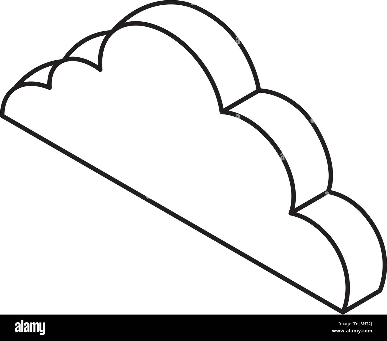 cloud computing isometric icon Stock Vector Image & Art - Alamy