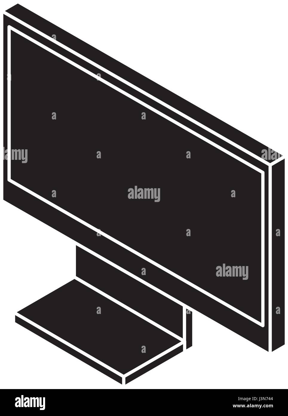 monitor computer isometric icon Stock Vector Image & Art - Alamy