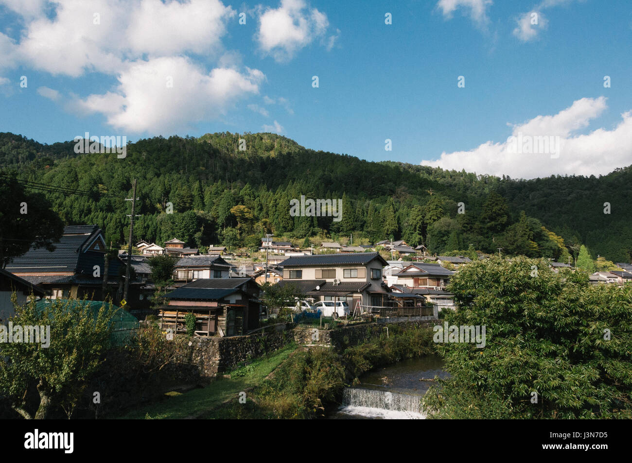 Village in the mountains of Kyoto, Japan Stock Photo - Alamy