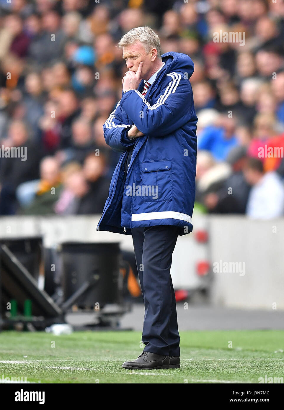 Sunderland manager David Moyes on the touchine during the Premier ...