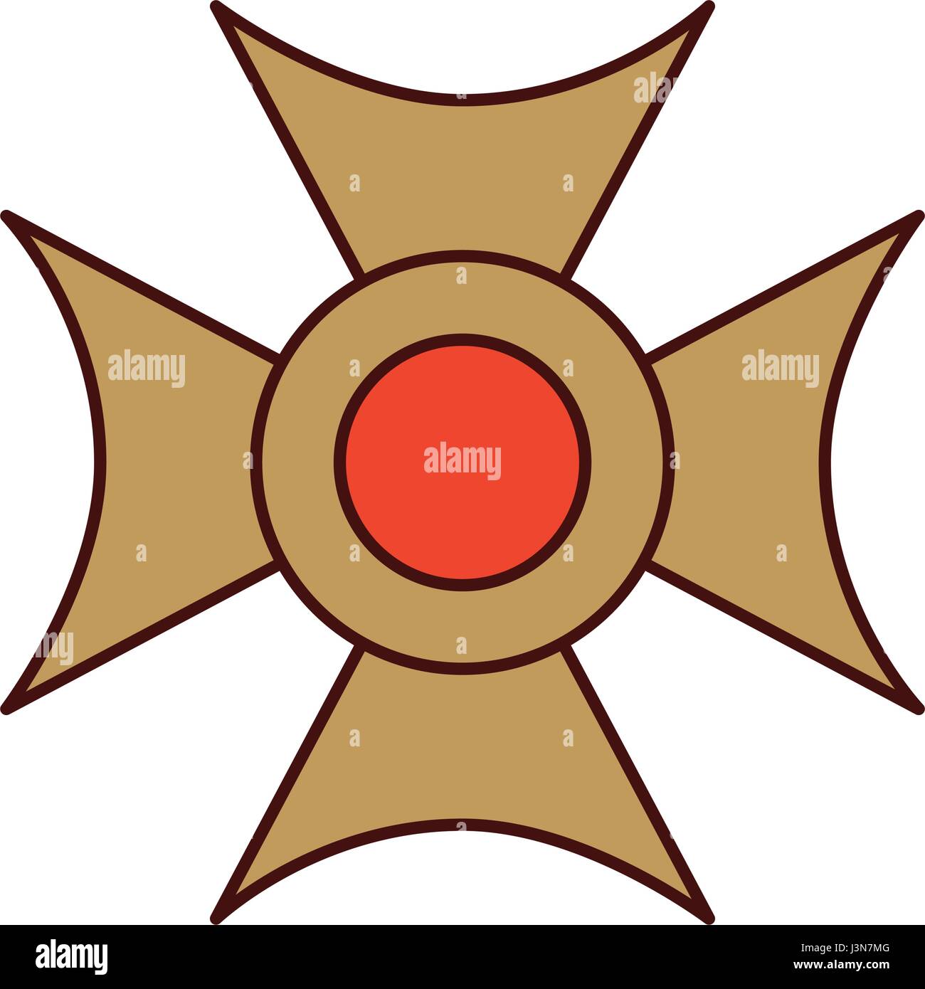 Christian cross emblem icon Stock Vector Image & Art - Alamy