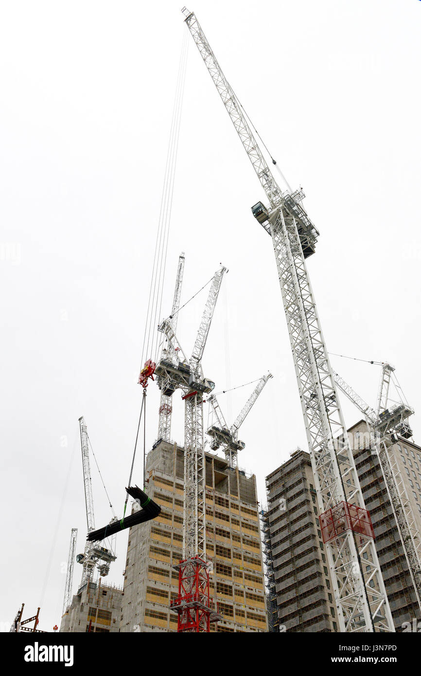 Construction sites in the Waterloo area of London. Where: London ...
