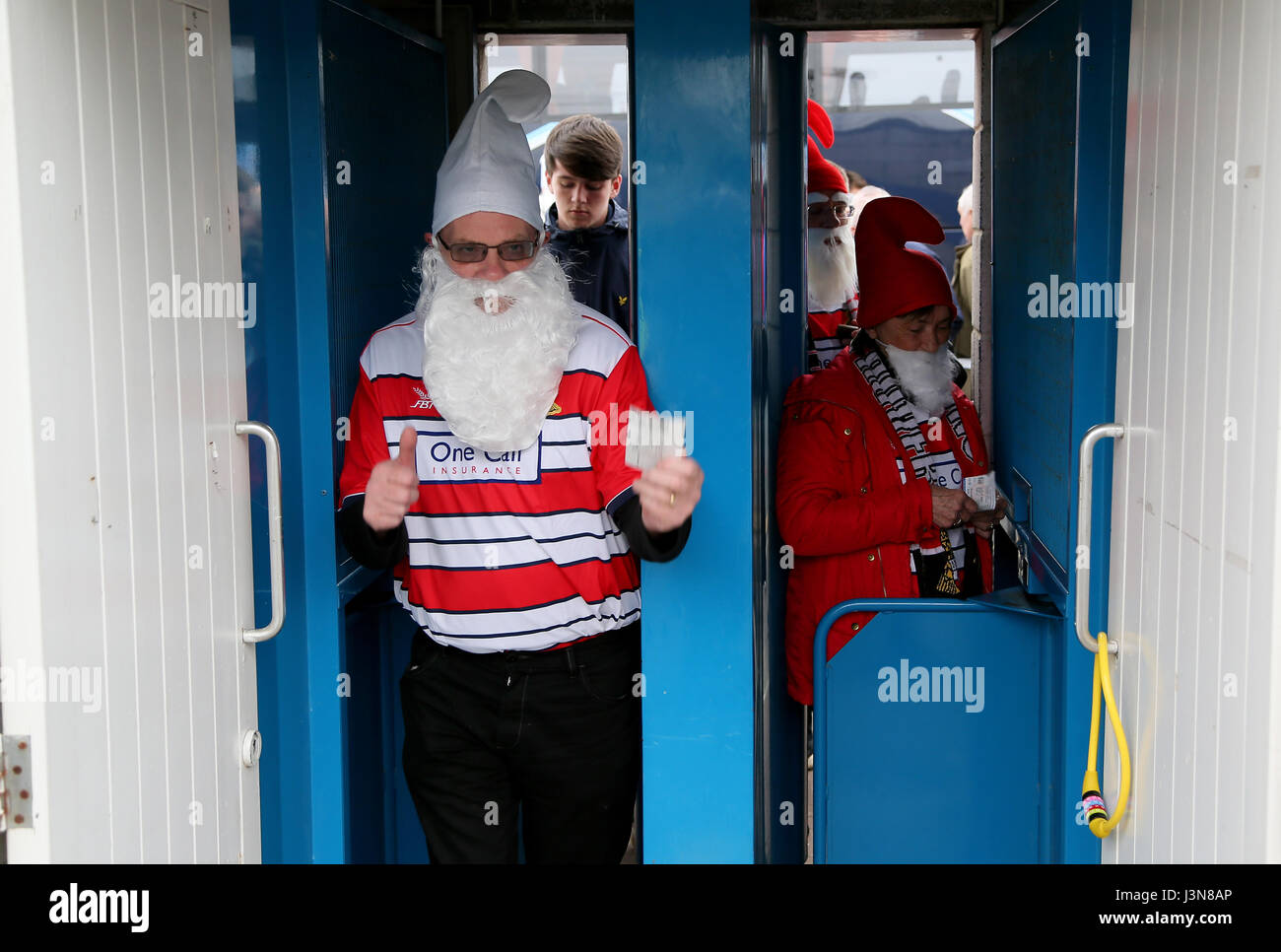 Doncaster rovers fans in fancy dress hi-res stock photography and ...