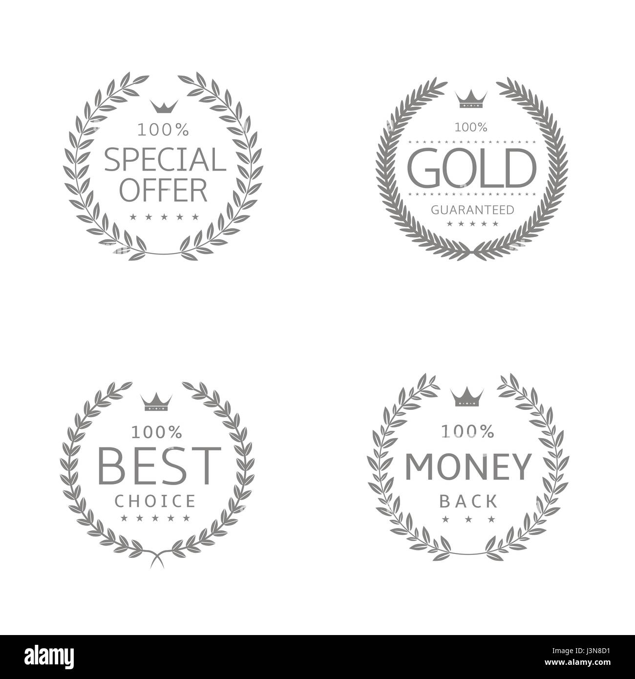 Wreath tag text Stock Vector Images - Alamy