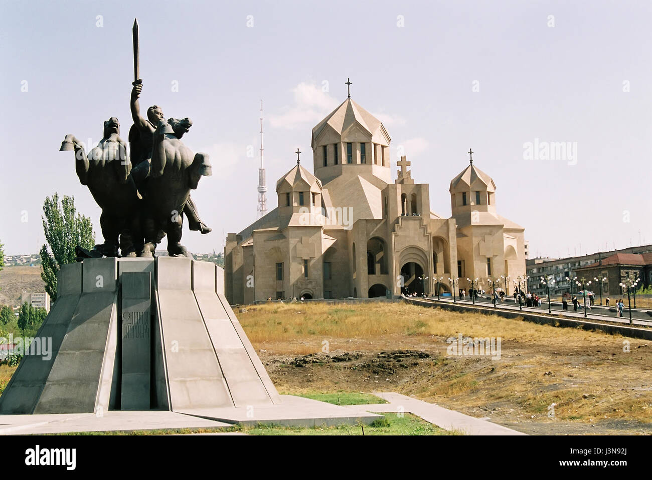 Armenian church in city Yerevan,Armenia Stock Photo - Alamy