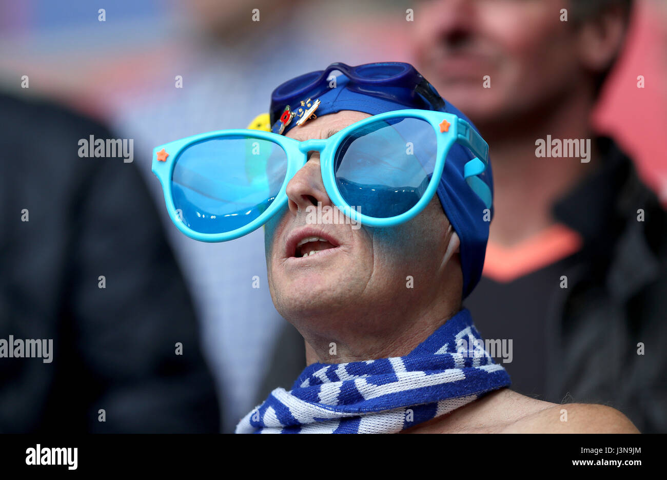 Speedo Mick in the stands during the Premier League match at the ...