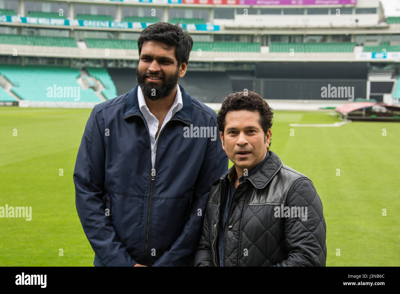 London, UK. 6 May, 2017. Sachin Tendulkar with Producer Ravi ...