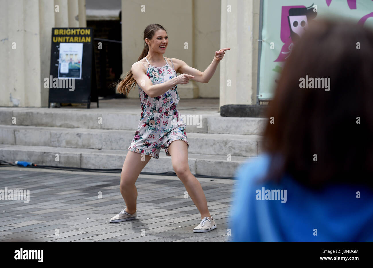 Brighton, UK. 6th May, 2017. Dancers from Elevation Productions ...