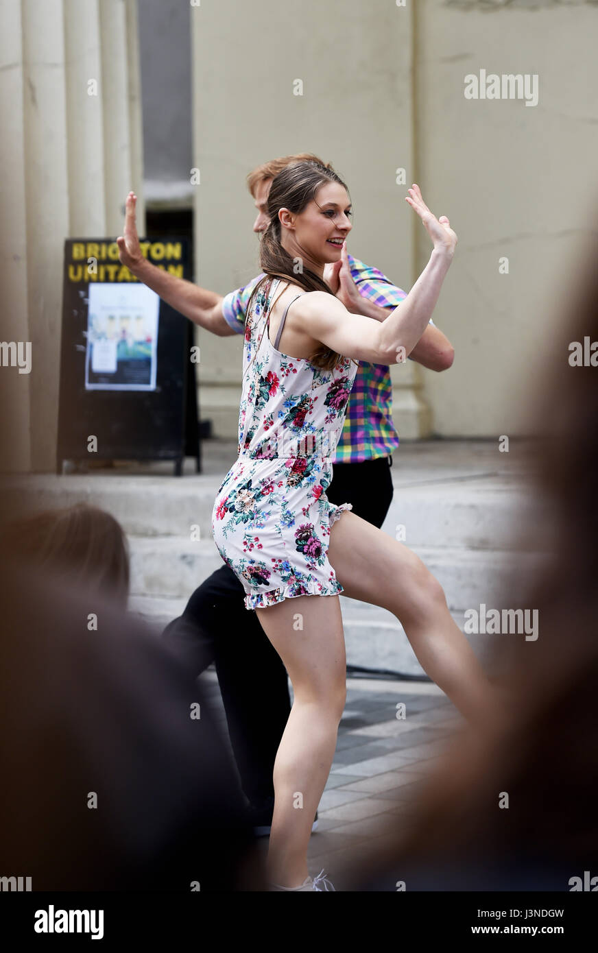 Brighton, UK. 6th May, 2017. Dancers from Elevation Productions ...
