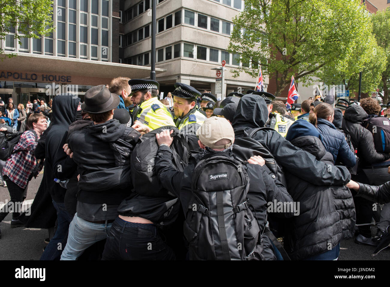 Croydon, London, UK. 6th May 2017. The right-wing group South East ...
