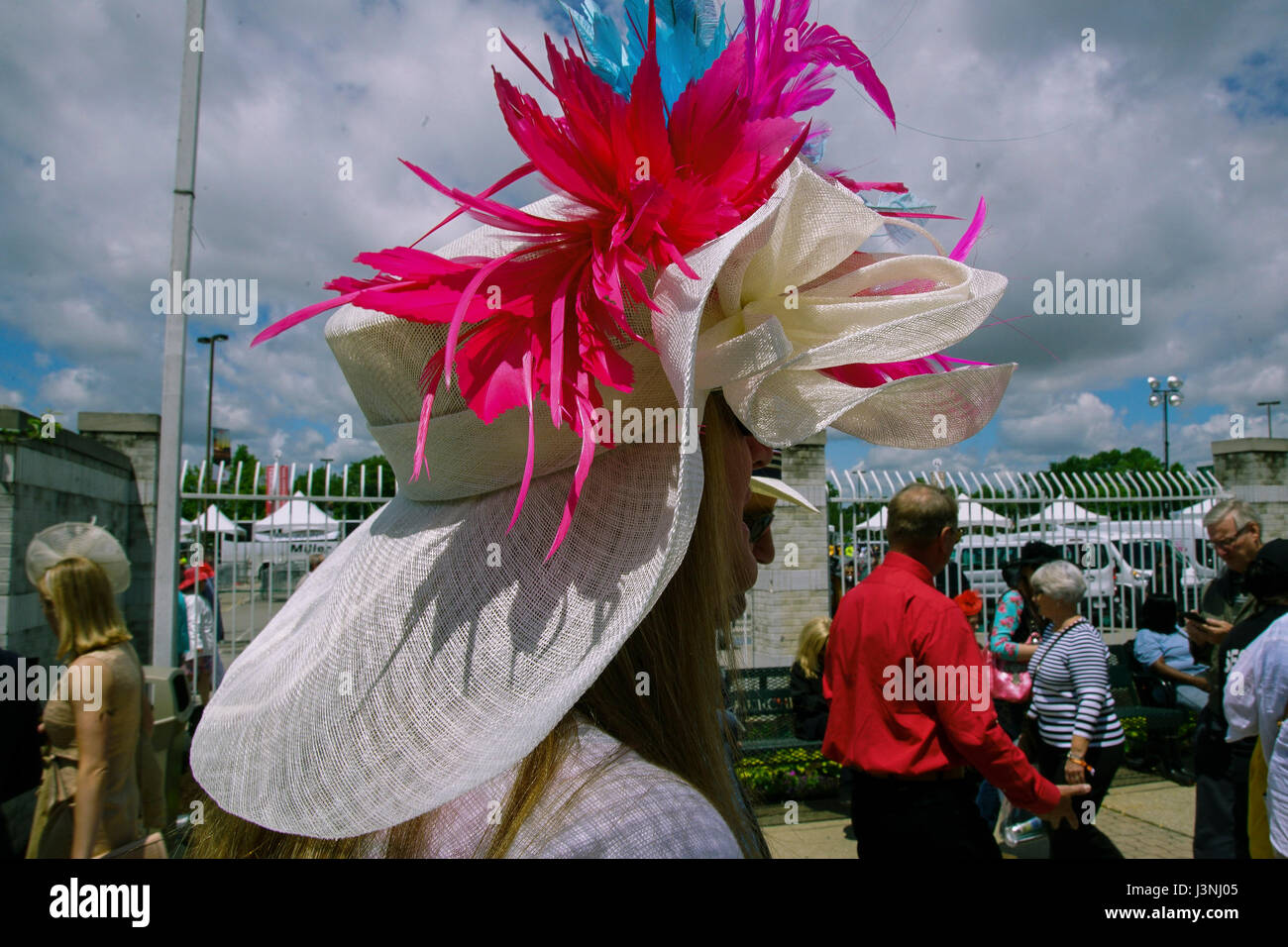 Festival hats at Churchill Downs 143 Running of The Kentucky Derby on ...