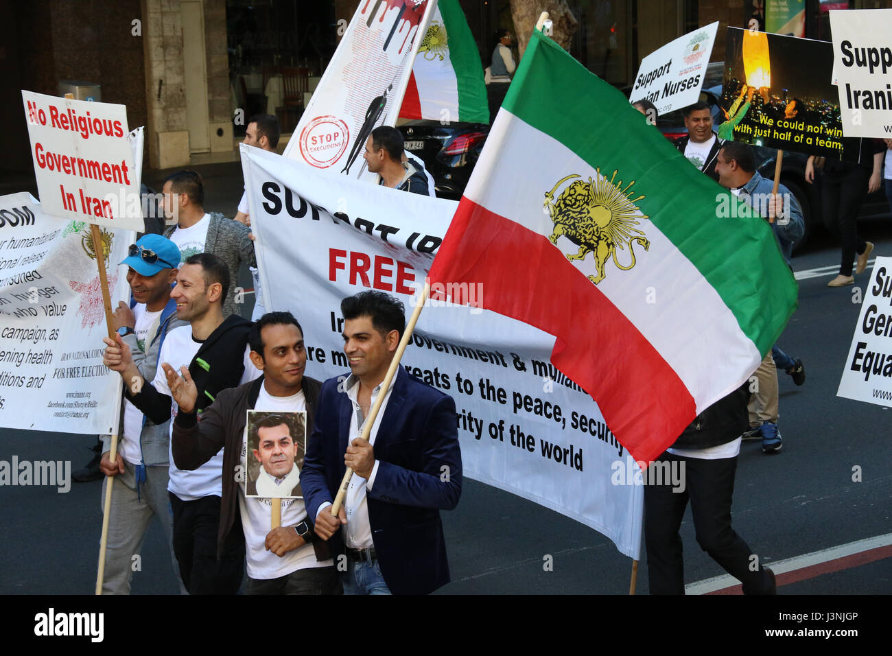 Sydney, Australia. 7th May, 2017. The annual May Day March started at ...