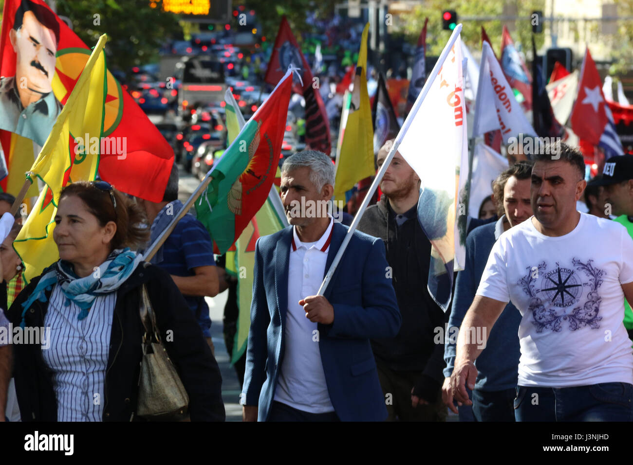 Sydney, Australia. 7th May, 2017. The annual May Day March started at ...