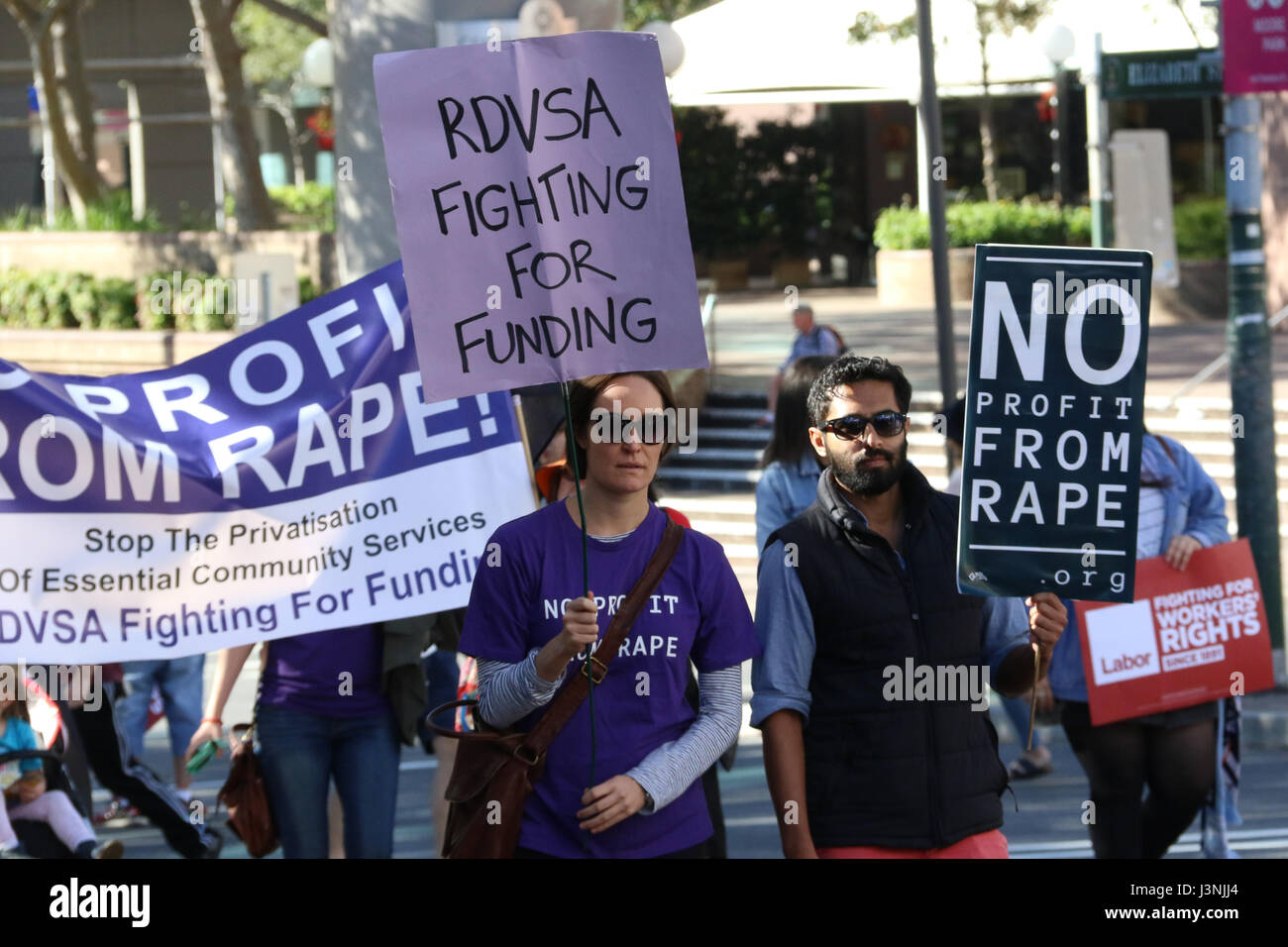 Sydney, Australia. 7th May, 2017. The annual May Day March started at ...