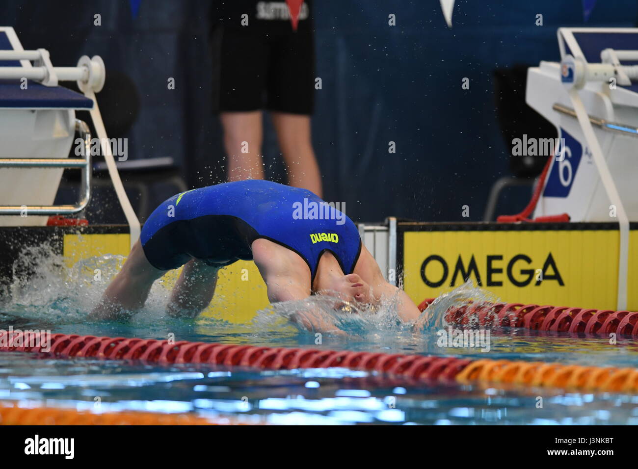 Bergen, Norway. 7th May 2017. Germany's Lisa Graf with the second best ...
