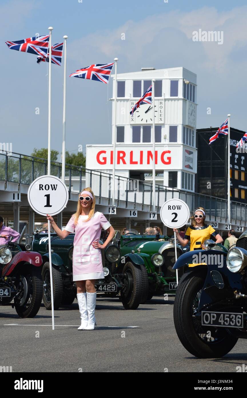 Goodwood Grid Girls High Resolution Stock Photography and Images - Alamy