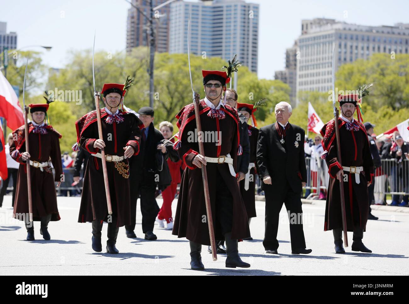 Chicago, USA. 6th May, 2017. People from Polish Community participate ...