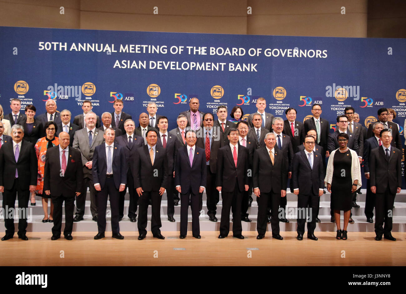 May 6, 2017, Yokohama, Japan - Board members of Governors of the Asian Development Bank (ADB ...