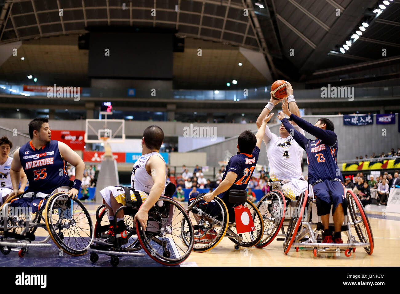 (L-R) Hiroaki Kozai (NO EXCUSE), Ryo Honda (MAX), Tsuyoshi Yuasa (NO EXCUSE), Reo Fujimoto (MAX ...