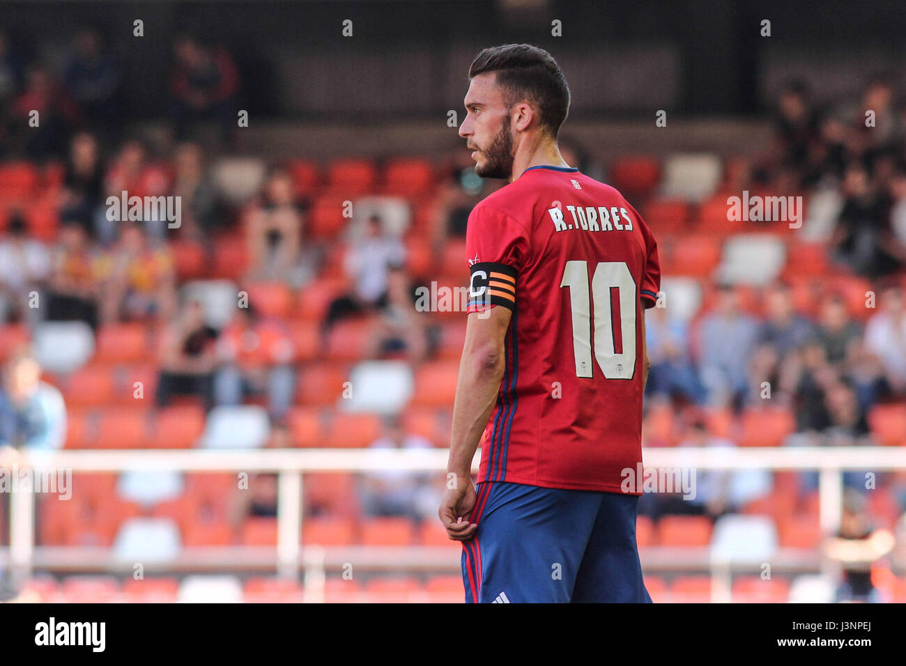 Soccer player R Torres during a Spanish La Liga soccer match between ...